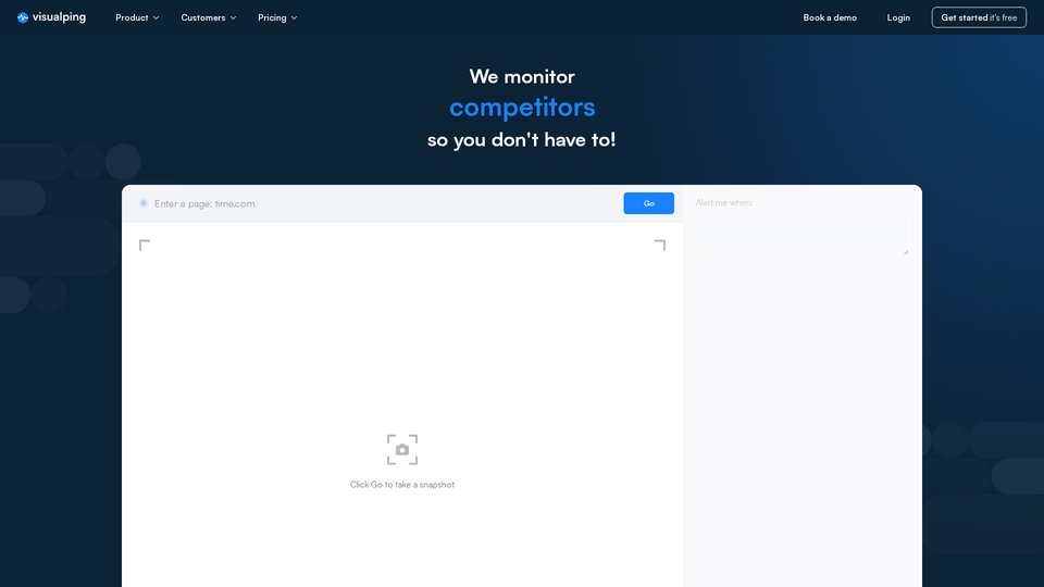 Visualping: AI-Powered Website Change Detection & Alerts