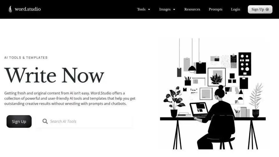 Word.Studio: Custom AI Tools & Templates for Creative Content